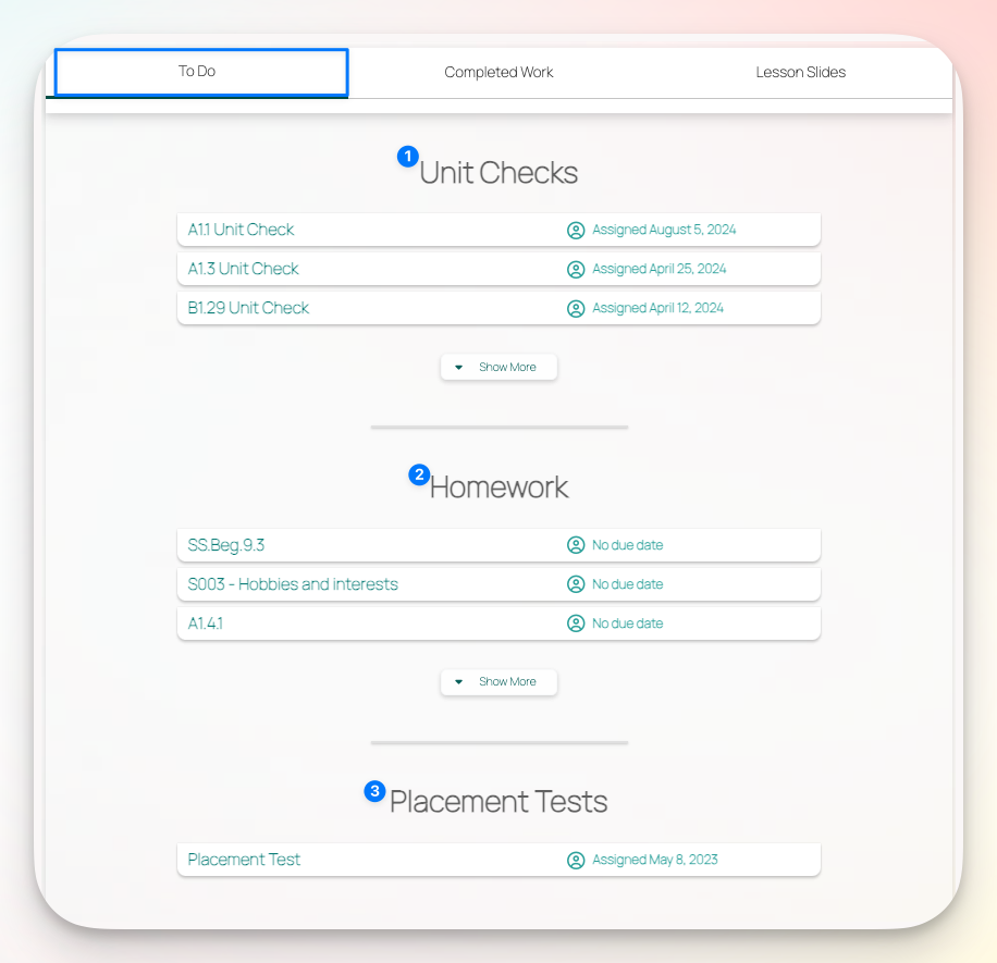 What does the classroom look like for my students?