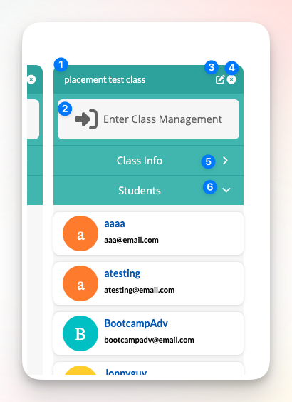 Class Management